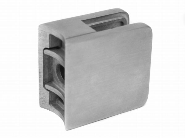 Glassklemme 45x45 for rør 50,8mm, AISI 304, SATIN - NBVI