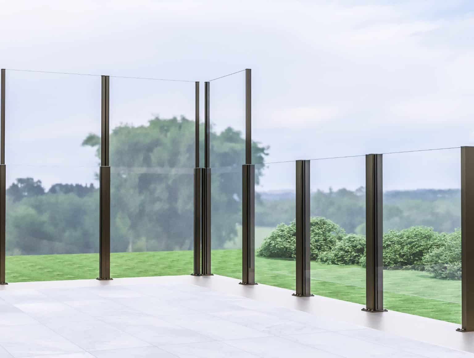 Windbreaker - hev og senk glassrekkverk - NBVI