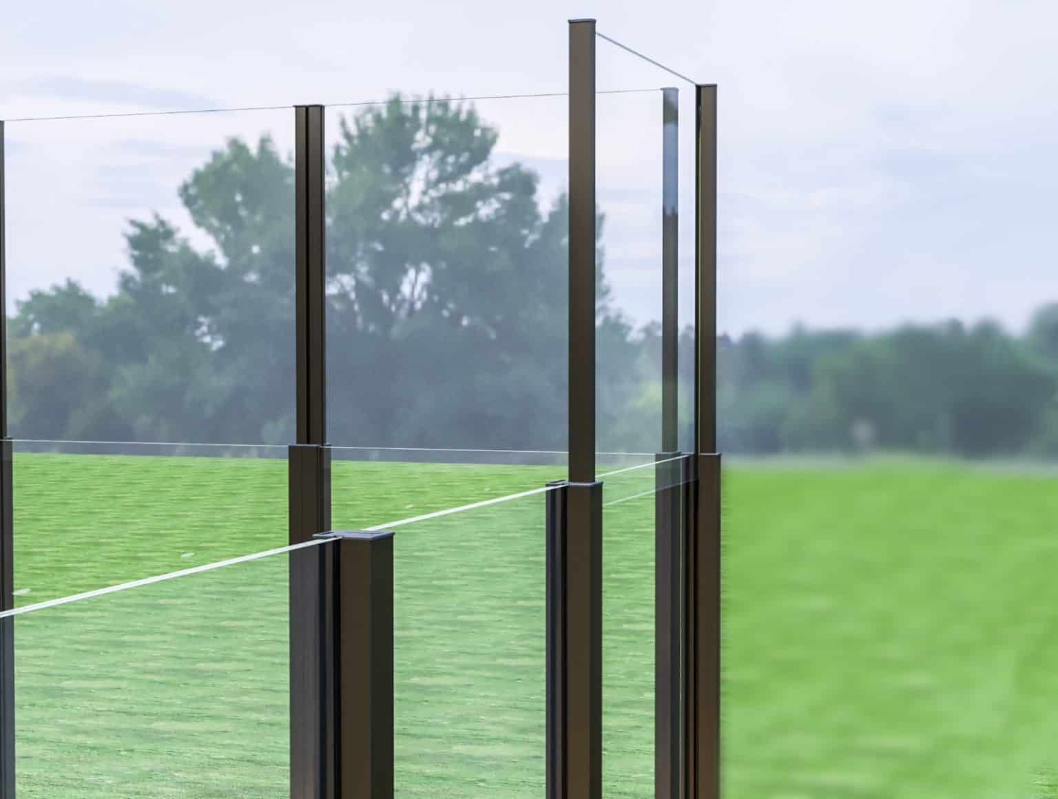 Windbreaker - hev og senk glassrekkverk - NBVI